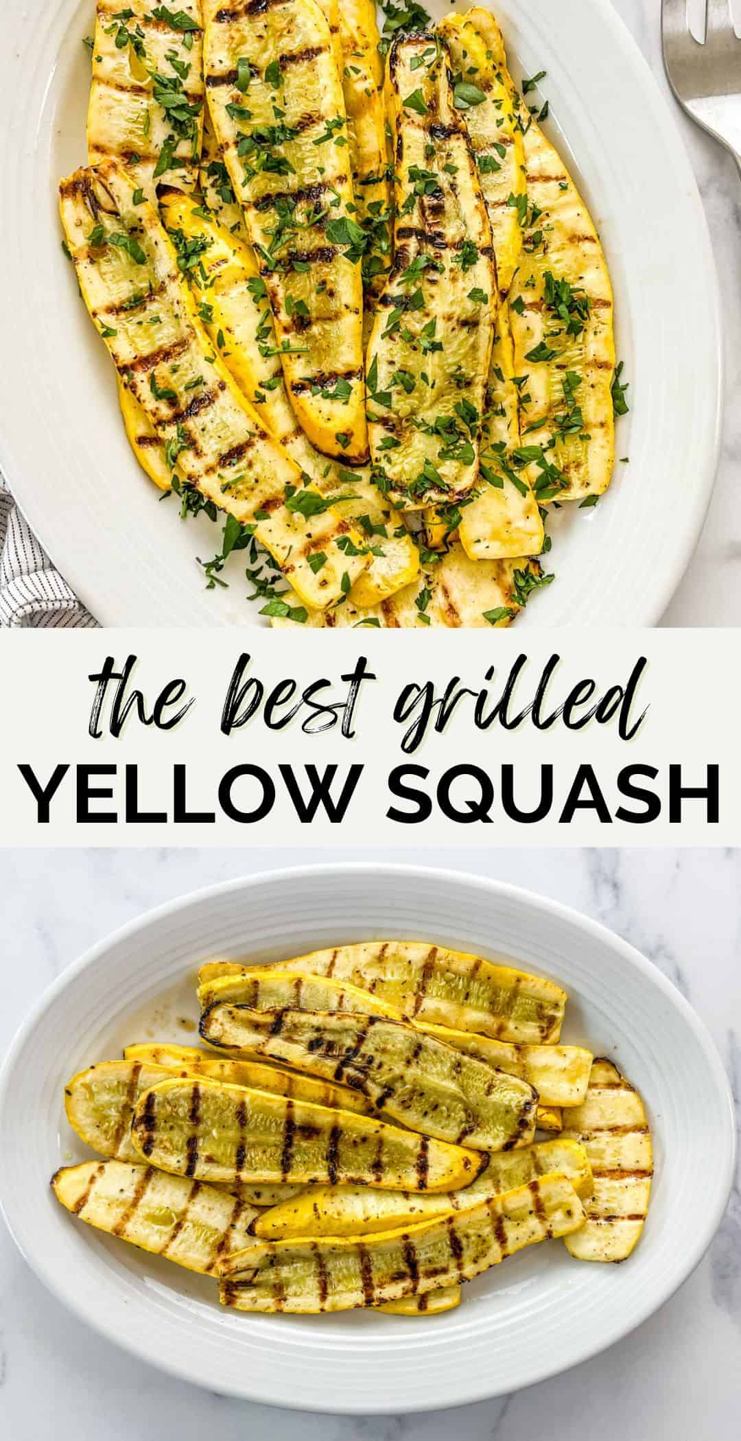 Grilled Yellow Squash Recipe - This Healthy Table