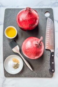 Easy Grilled Red Onions - This Healthy Table