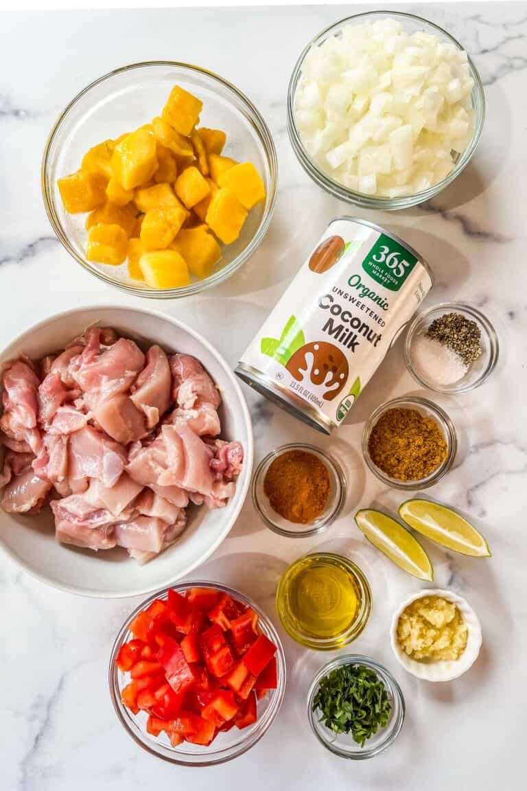 Slow Cooker Mango Chicken Curry - This Healthy Table