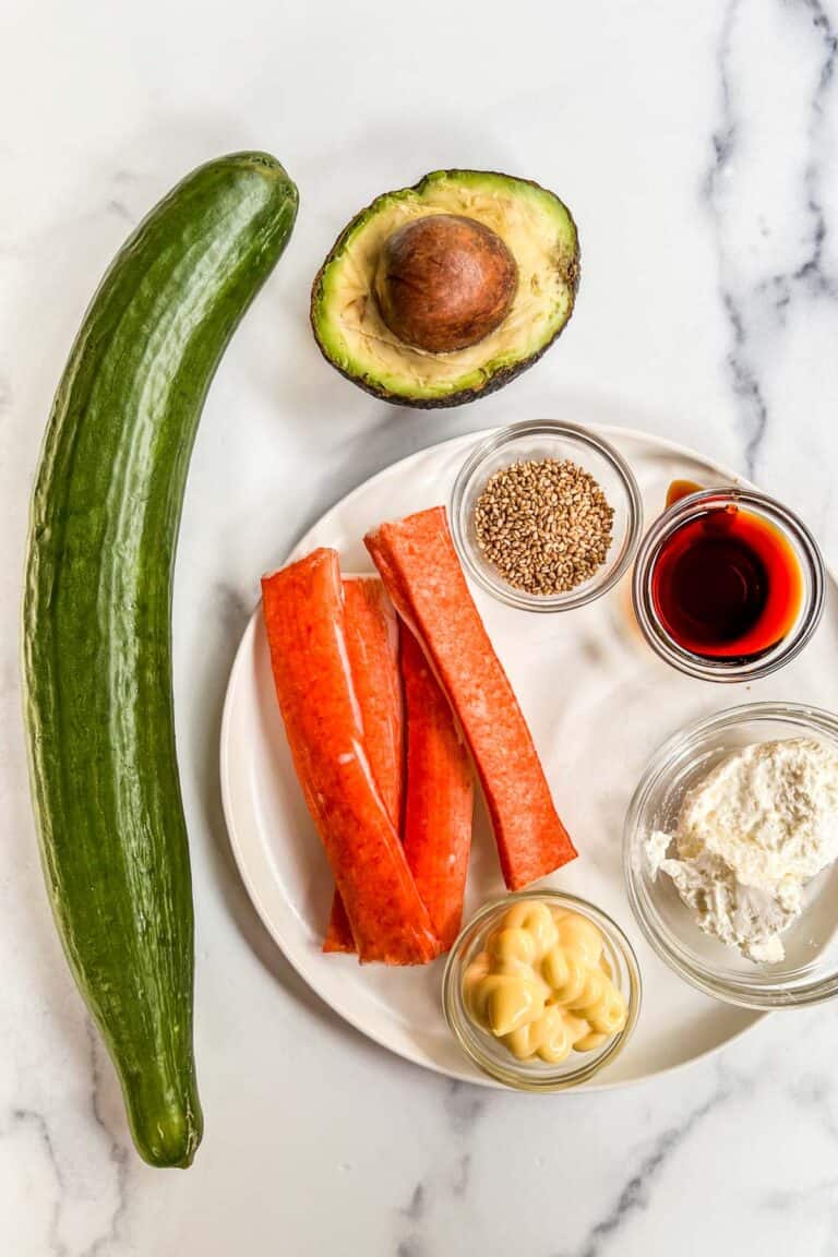 California Roll Cucumbers (Viral TikTok Recipe) - This Healthy Table
