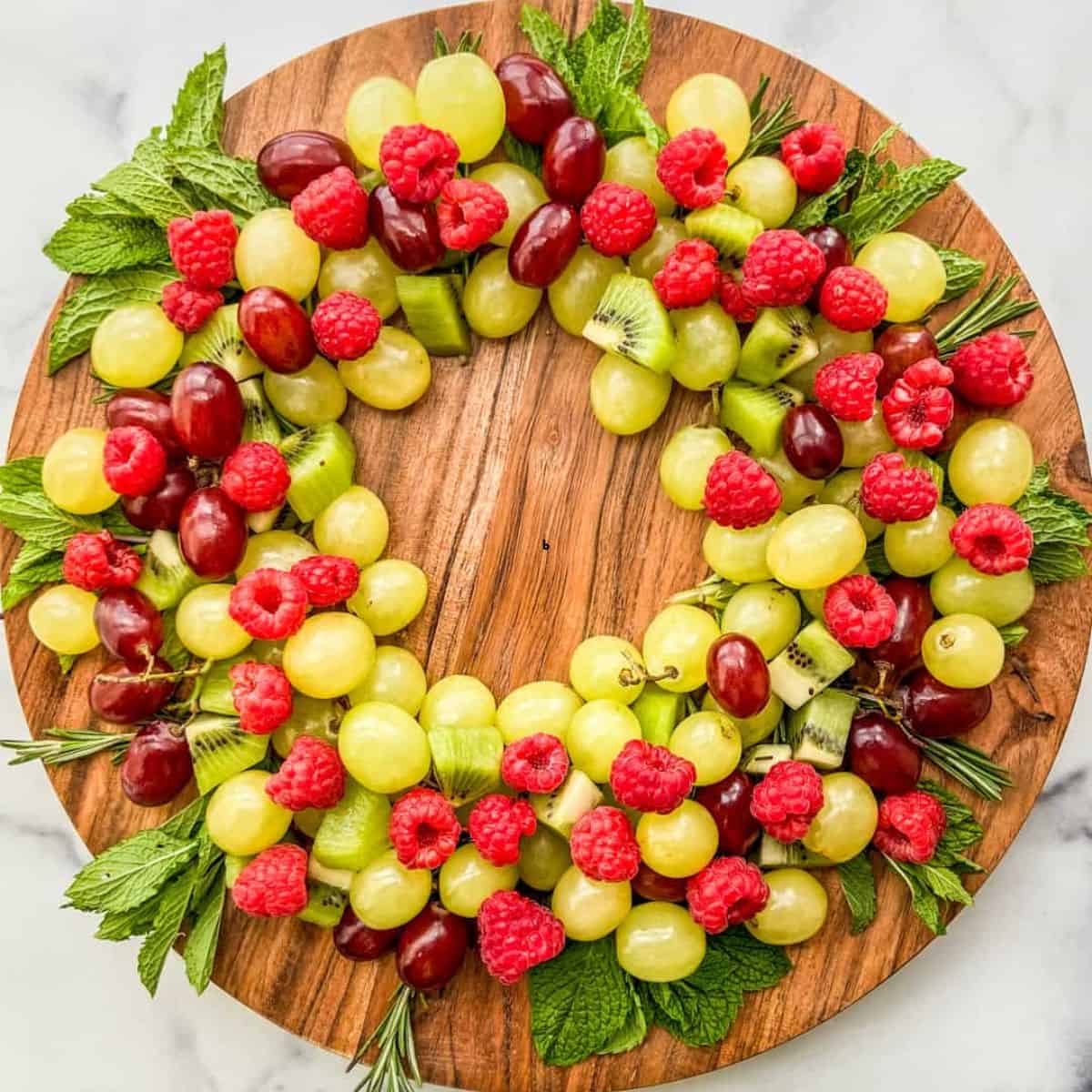 Christmas Fruit Wreath This Healthy Table