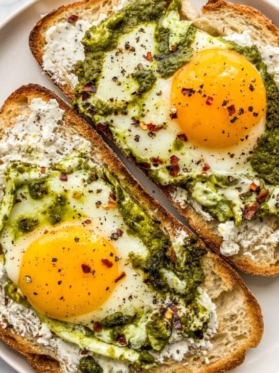 Baked Feta Eggs Recipe - This Healthy Table