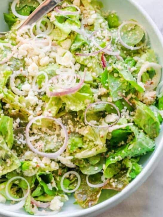 Simple Baby Kale Salad - This Healthy Table
