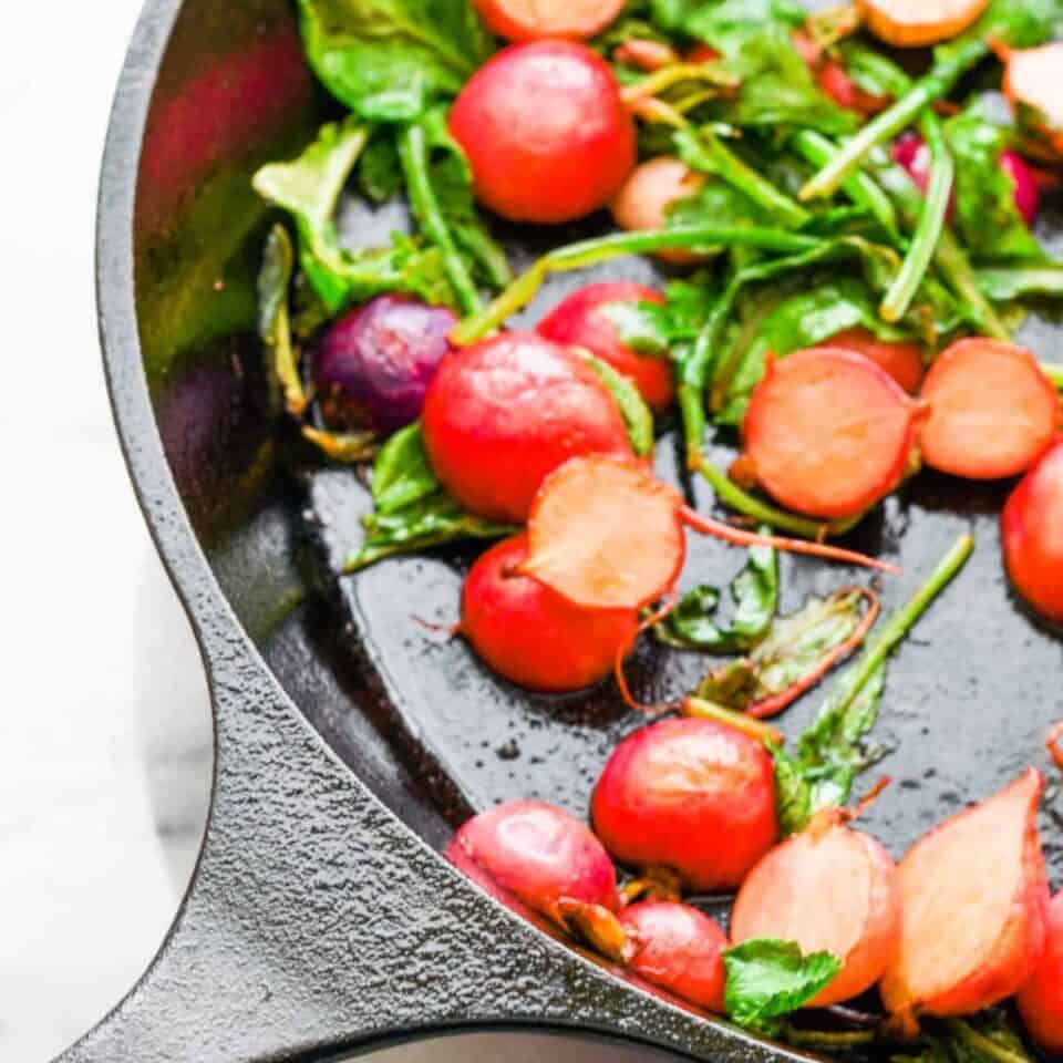 Brown Butter Radishes with Lemon - This Healthy Table
