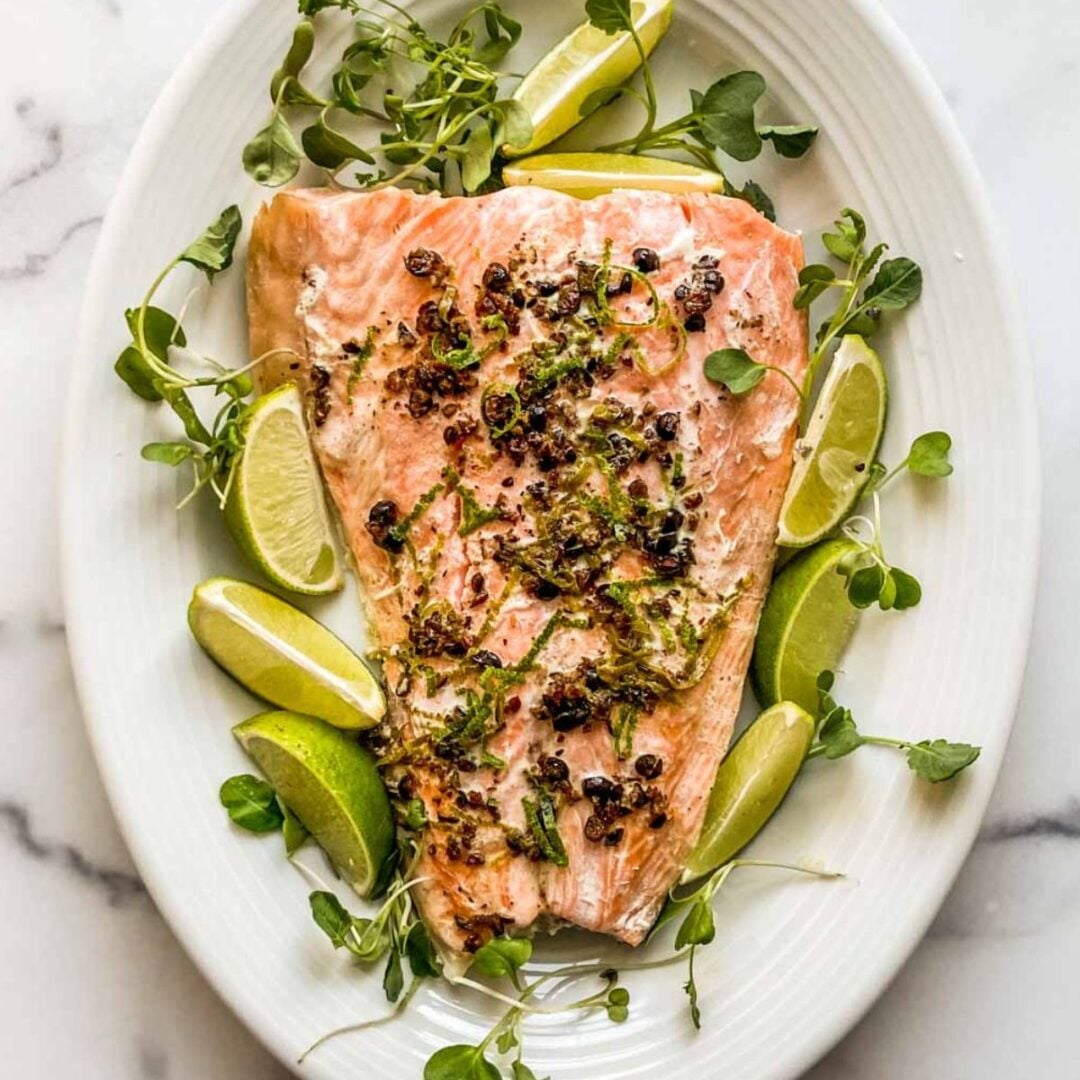 Juniper Berries Salmon - This Healthy Table