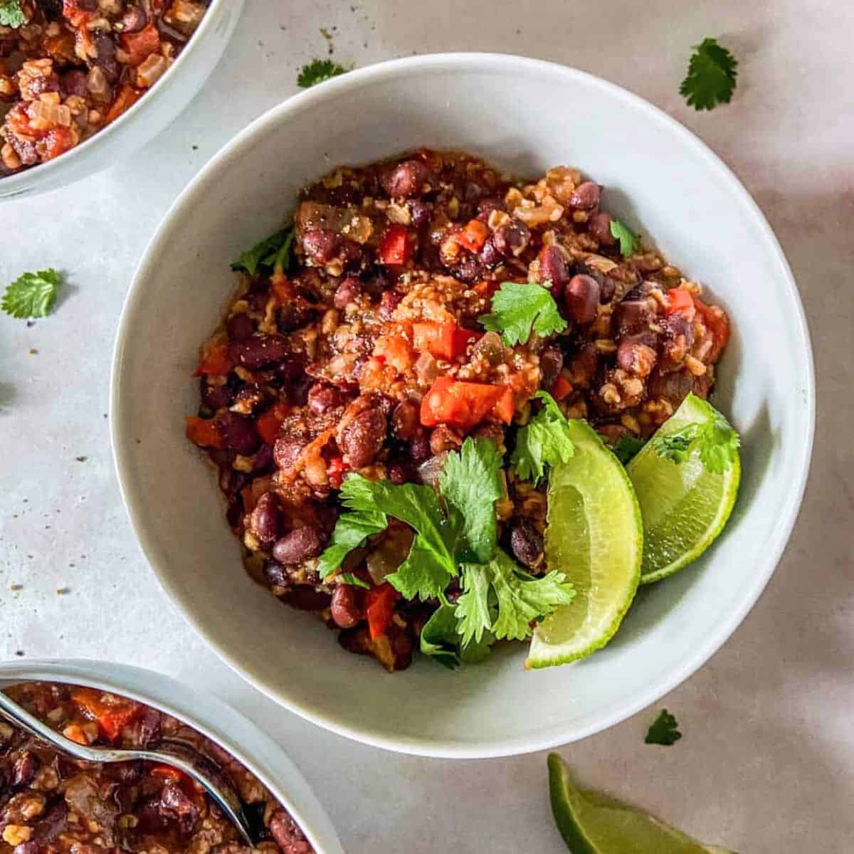 Slow Cooker Black Bean Chili - This Healthy Table