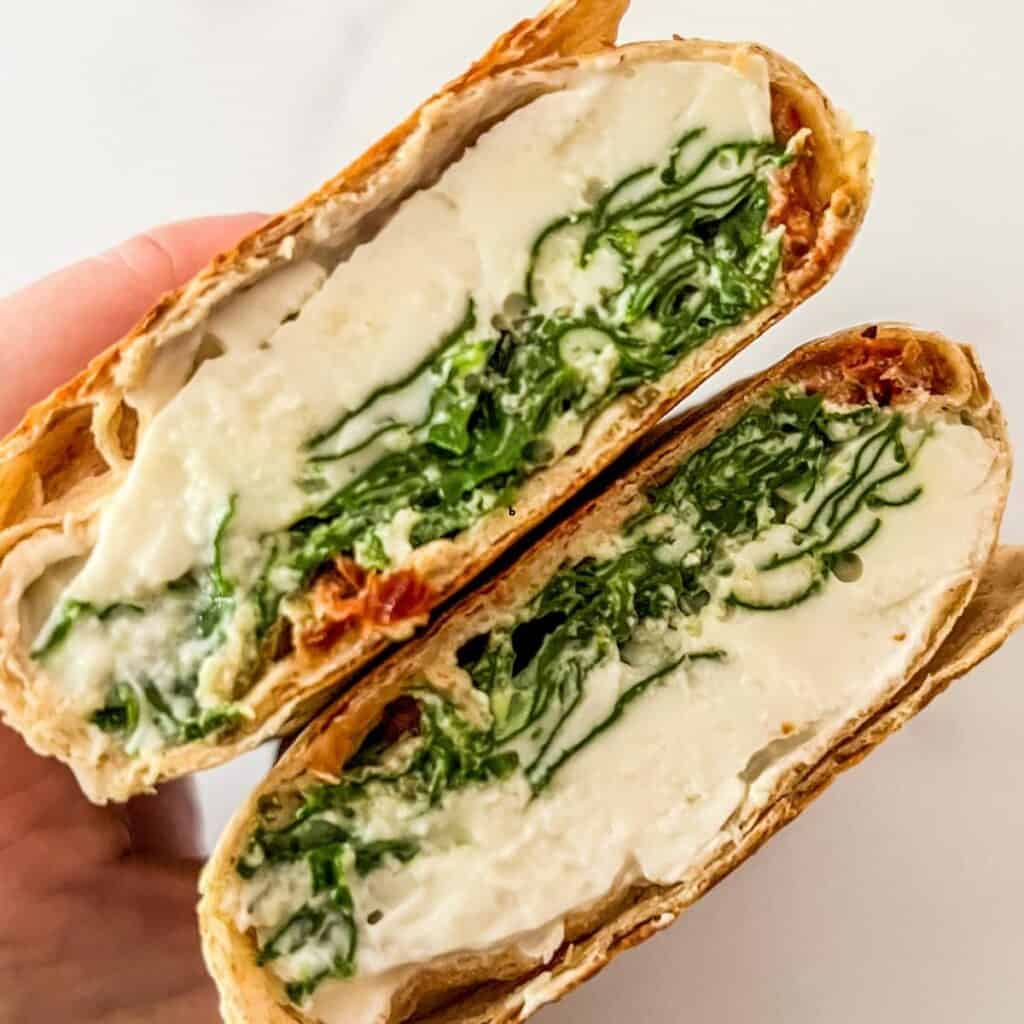 Copycat Spinach Feta Wrap Recipe - This Healthy Table