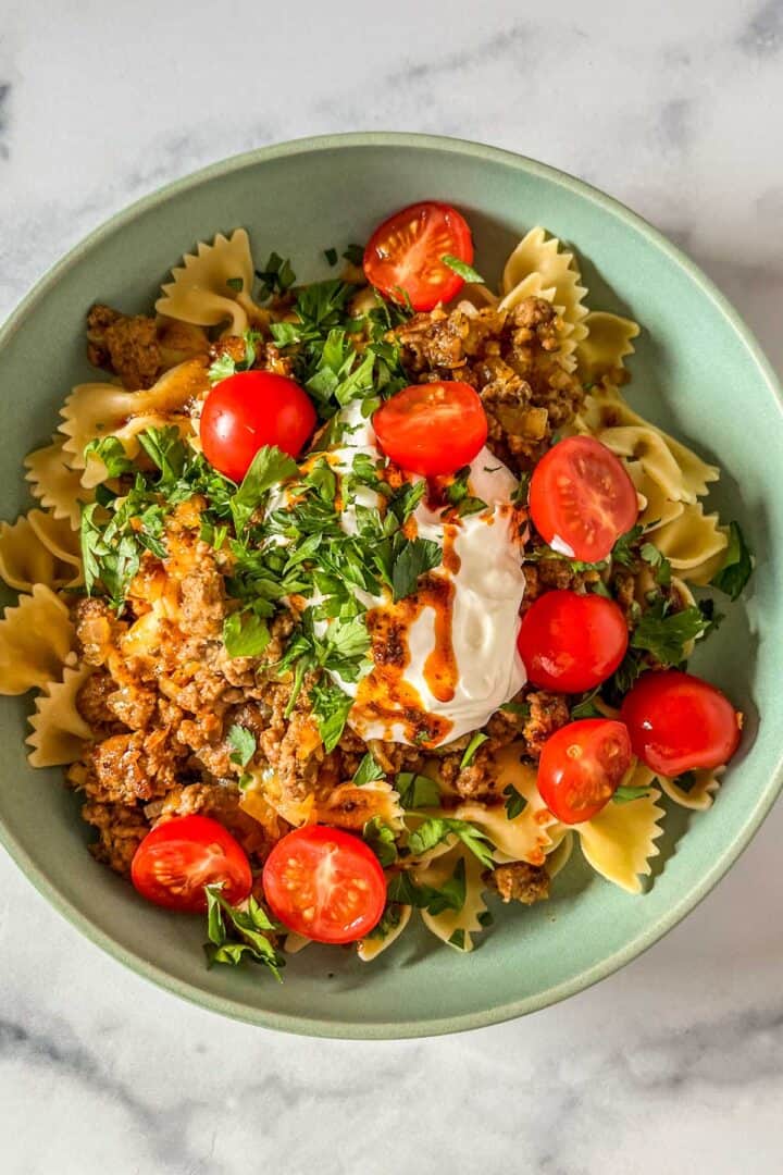 Turkish Pasta (Viral TikTok Recipe) - This Healthy Table