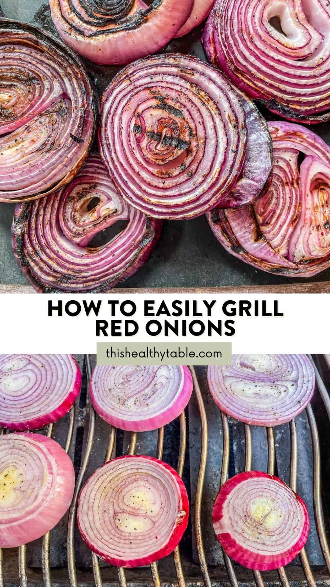 Easy Grilled Red Onions - This Healthy Table