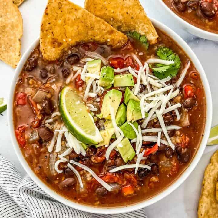 Slow Cooker Black Bean Chili - This Healthy Table