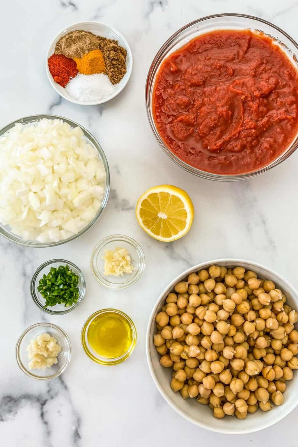 Easy Chana Masala Recipe - This Healthy Table