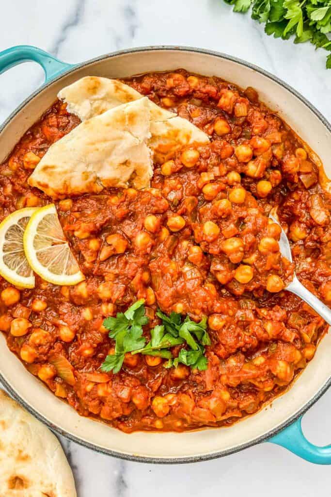 Easy Chana Masala Recipe - This Healthy Table