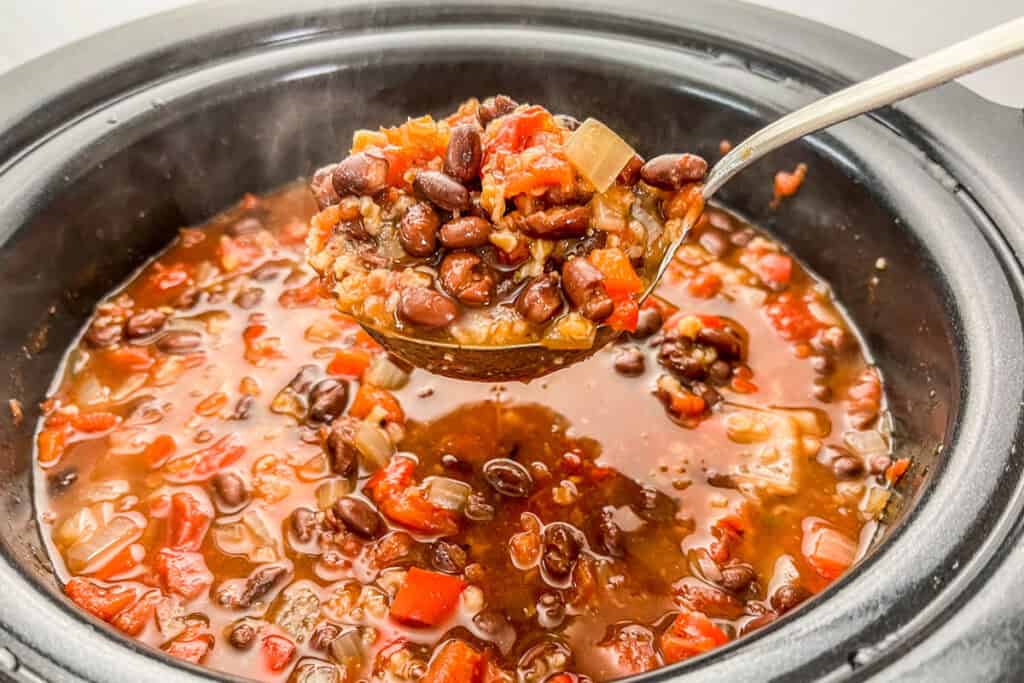Slow Cooker Black Bean Chili - This Healthy Table