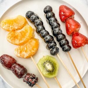 Tanghulu Recipe (Chinese Candied Fruit) - This Healthy Table