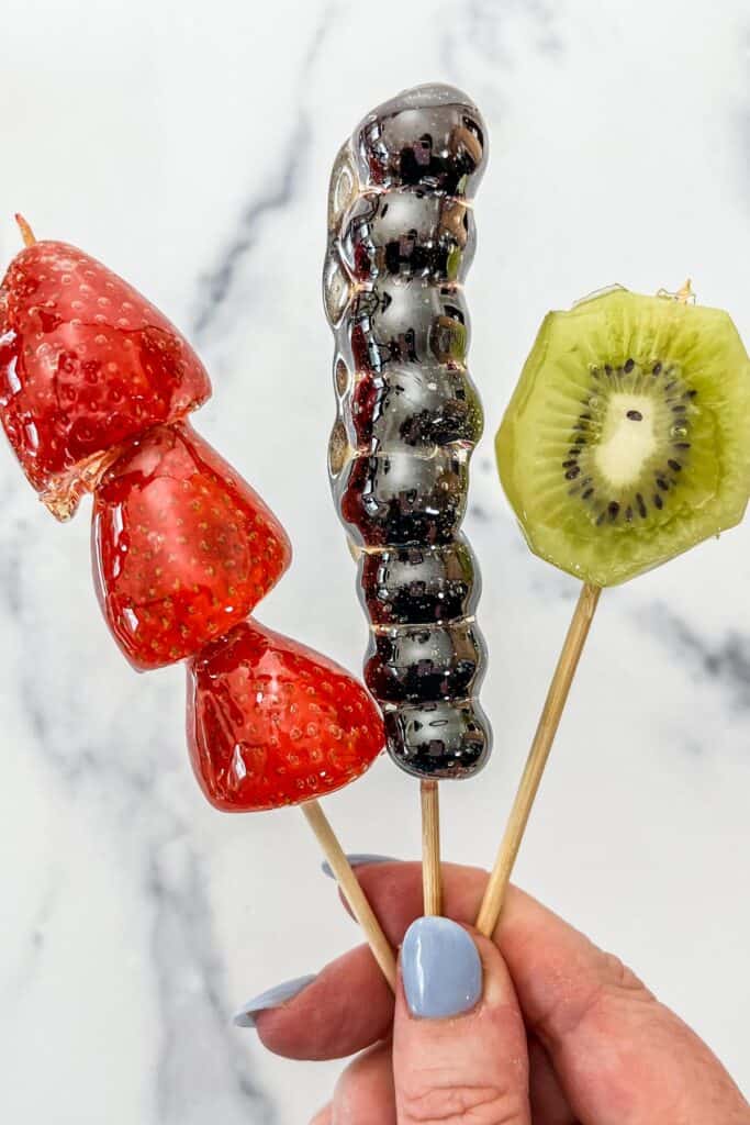 Step-by-Step Tanghulu Recipe (Chinese Candied Fruit) - This Healthy Table