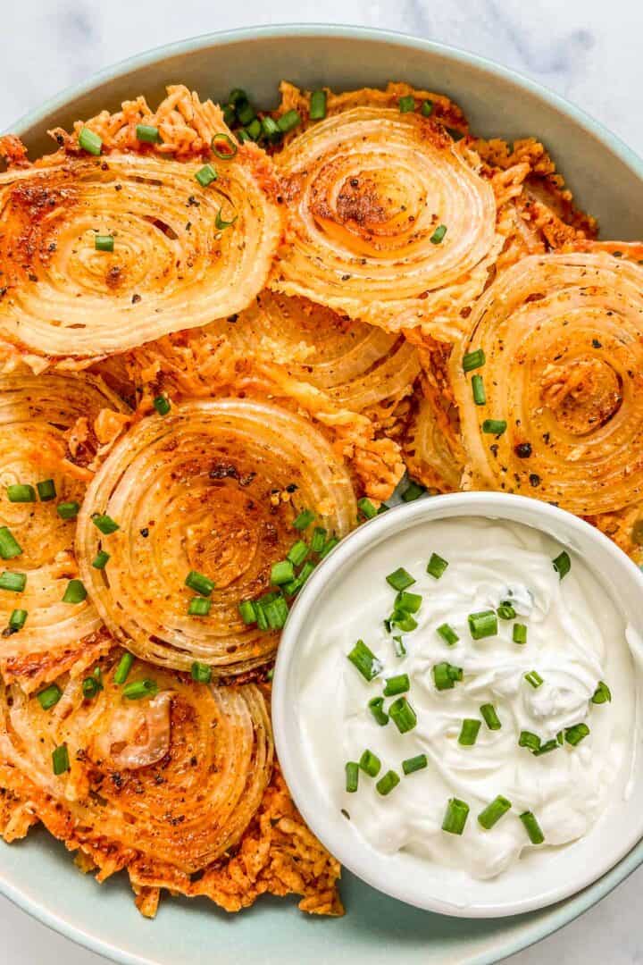 Crispy Onion Ring Chips - This Healthy Table
