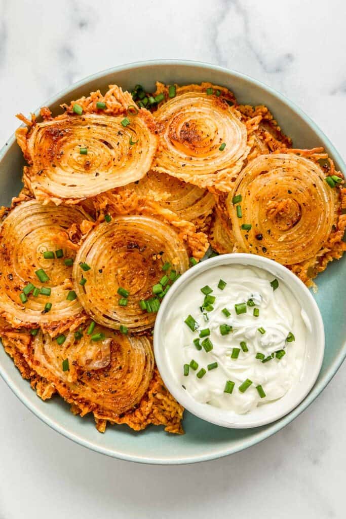 Crispy Onion Ring Chips - This Healthy Table