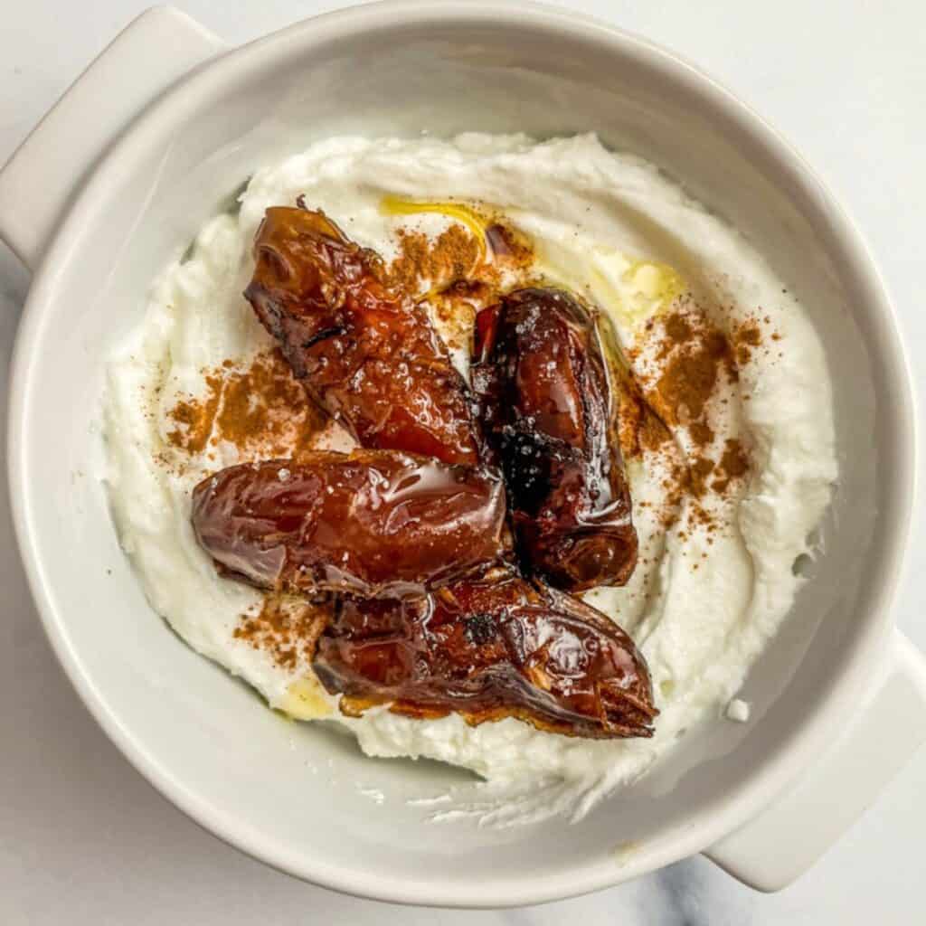 Warm Date Yogurt Bowl - This Healthy Table