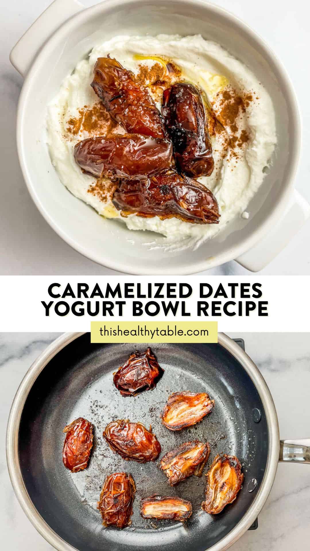 Warm Date Yogurt Bowl - This Healthy Table
