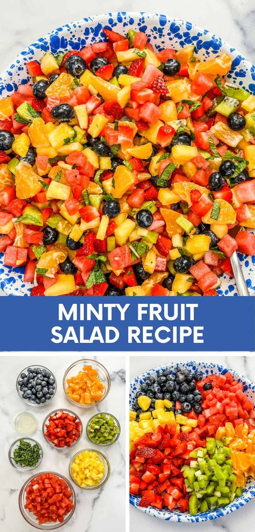 Minty Fruit Salad Recipe - This Healthy Table