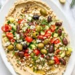 Loaded Greek Hummus - This Healthy Table