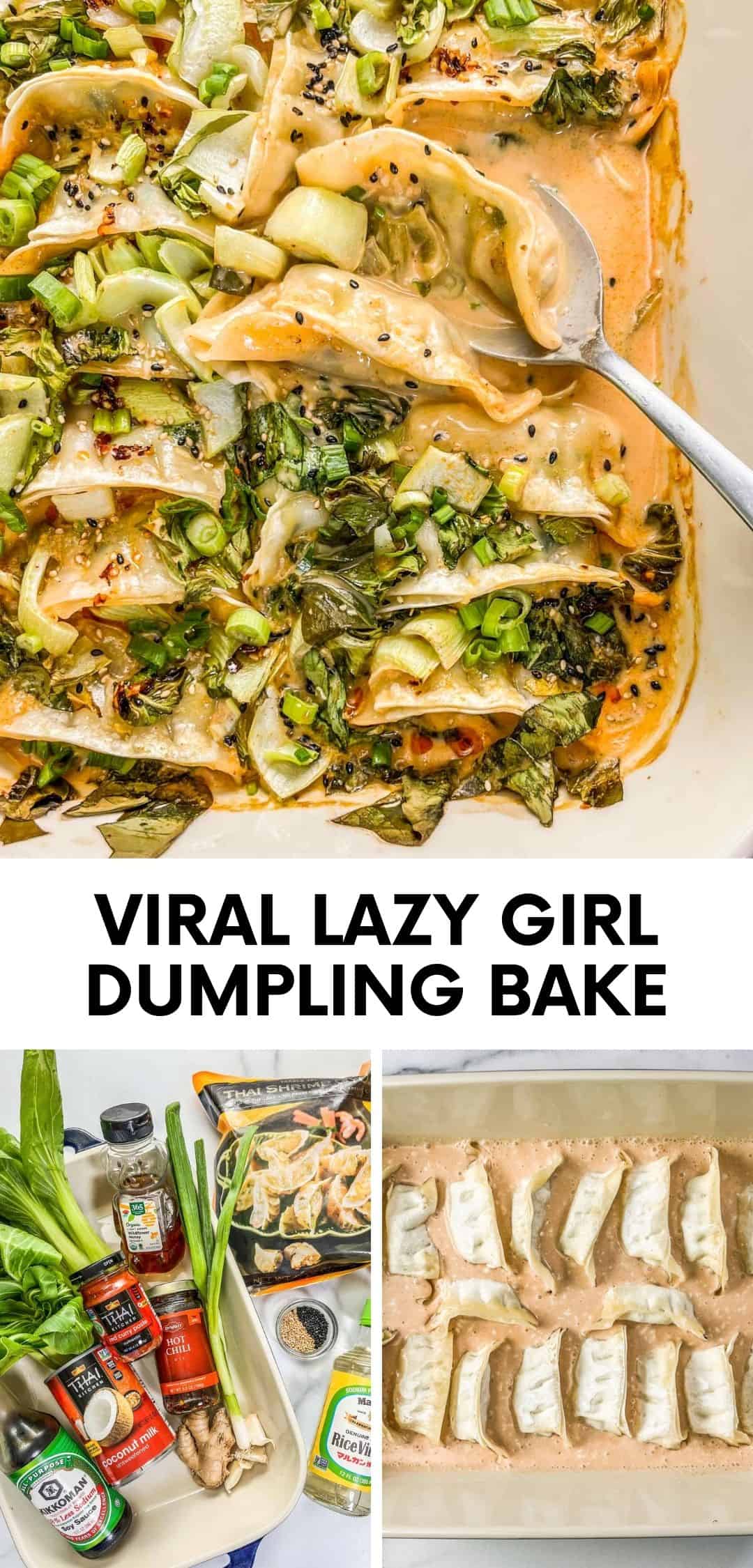 One Pan Dumpling Bake - This Healthy Table