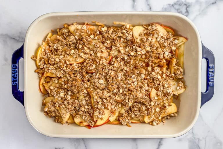 Apple Crumble Recipe with Maple Syrup - This Healthy Table