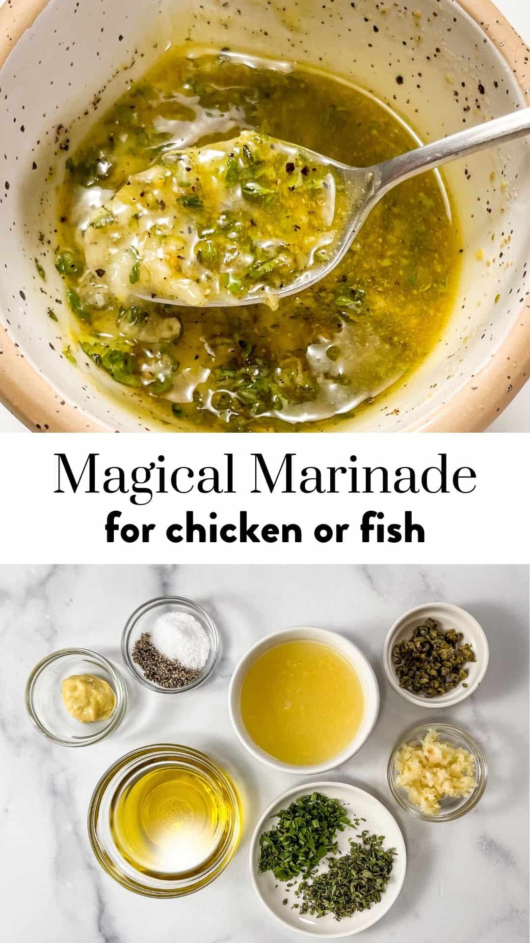 Greek Marinade for Chicken & Fish - This Healthy Table